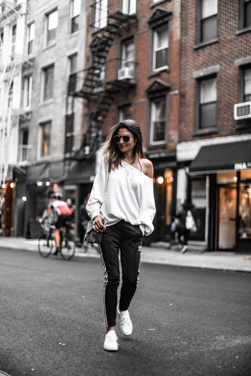 Adidas jog in Soho | JUNE Sixty-Five - Blog Mode